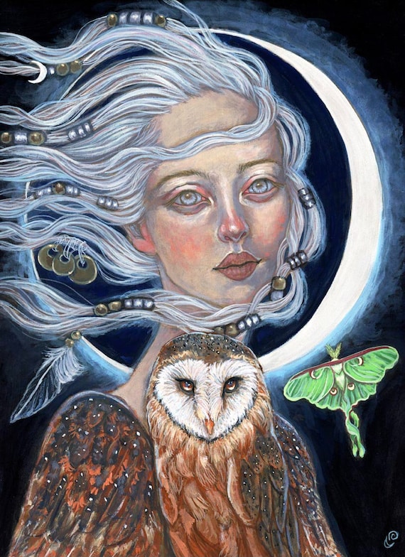 Greek Goddess Of The Moon Selene