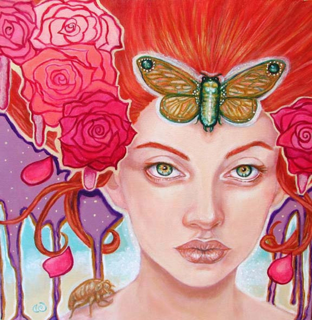 Aurora Greek Pagan Goddess Art 8x10 Print - Etsy