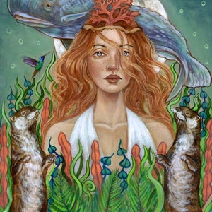 Hesione Greek Oceanid Goddess Pagan Mythology Fine Art Print | Etsy