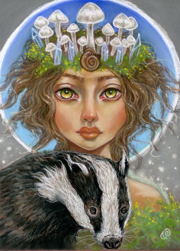 Orlagh Celtic Faerie Pagan Fine Art Print by Tammy Wampler - Etsy
