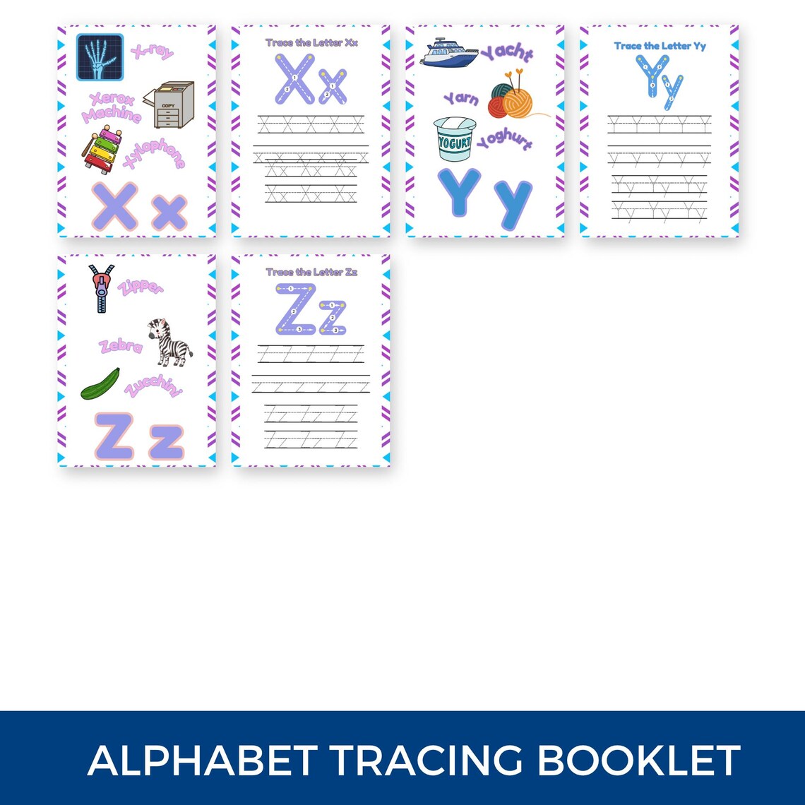 Alphabet Tracing Booklet, Letter Tracing, Alphabet Tracing Printables ...