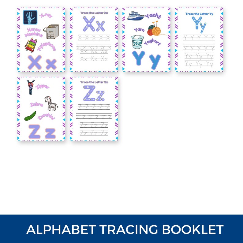 Alphabet Tracing Booklet, Letter Tracing, Alphabet Tracing Printables ...