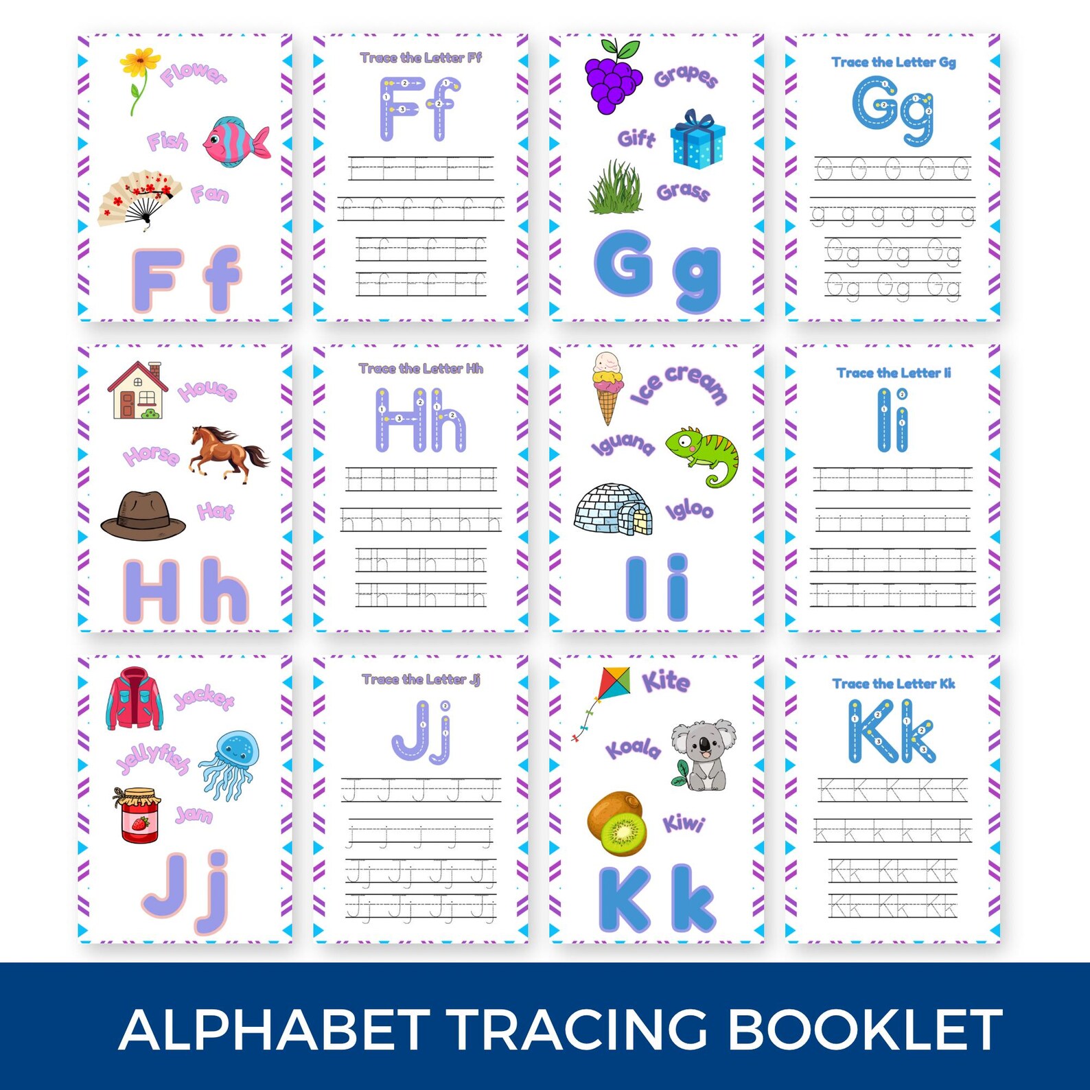 Alphabet Tracing Booklet, Letter Tracing, Alphabet Tracing Printables ...