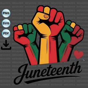 Juneteenth SVG PNG PDF – Free-ish Since 1865 Digital Download | Black ...