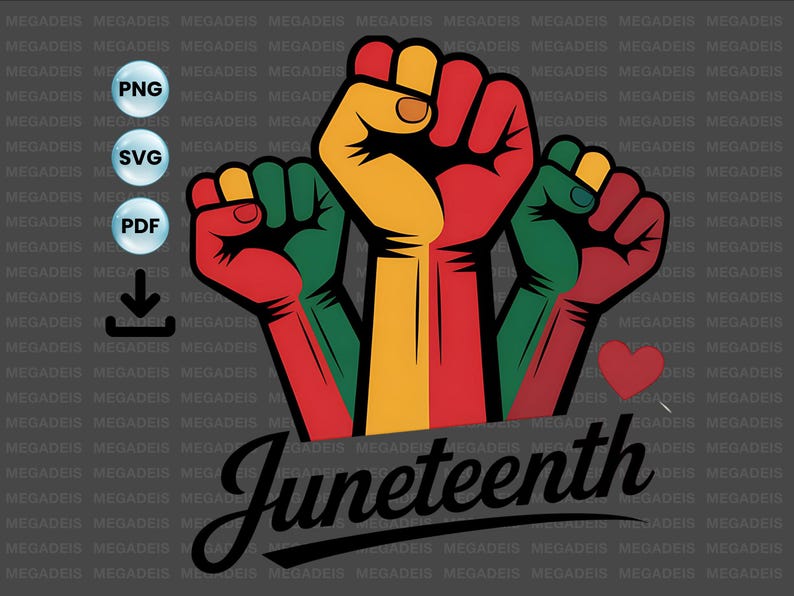 Juneteenth SVG PNG PDF – Free-ish Since 1865 Digital Download | Black ...