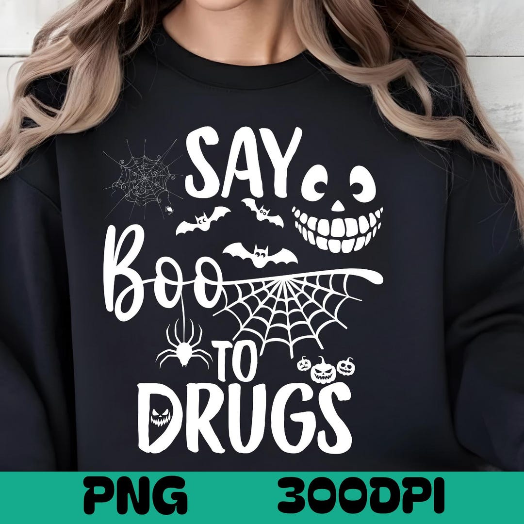 Say Boo to the Drugs PNG | Anti-drug School Awareness | Red Ribbon Week ...