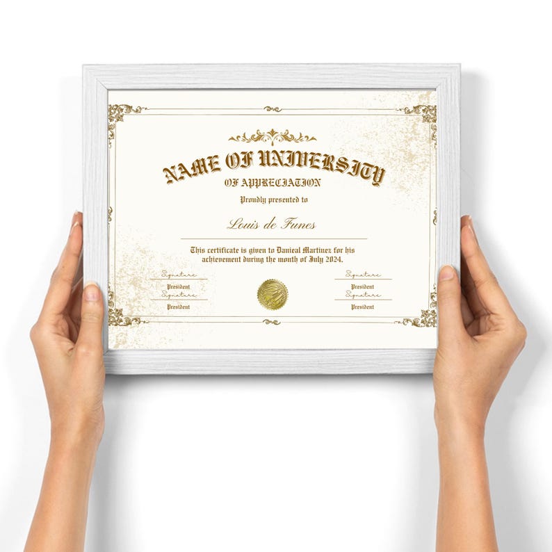 Editable High School Diploma Template – Printable Homeschool Graduation ...