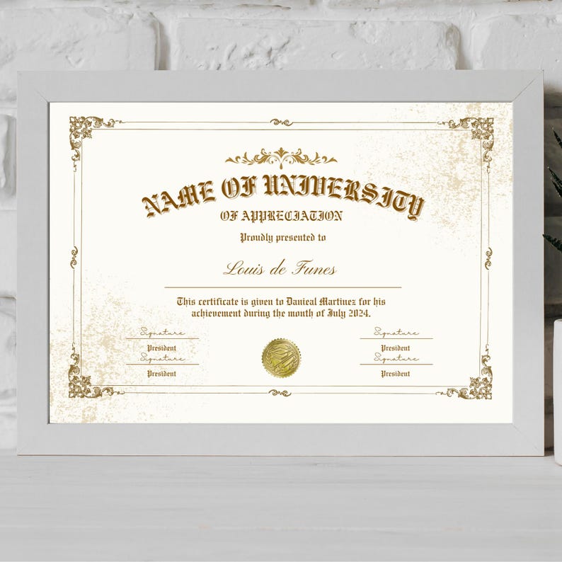 Editable High School Diploma Template – Printable Homeschool Graduation ...