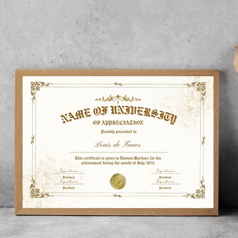 Editable High School Diploma Template – Printable Homeschool Graduation ...