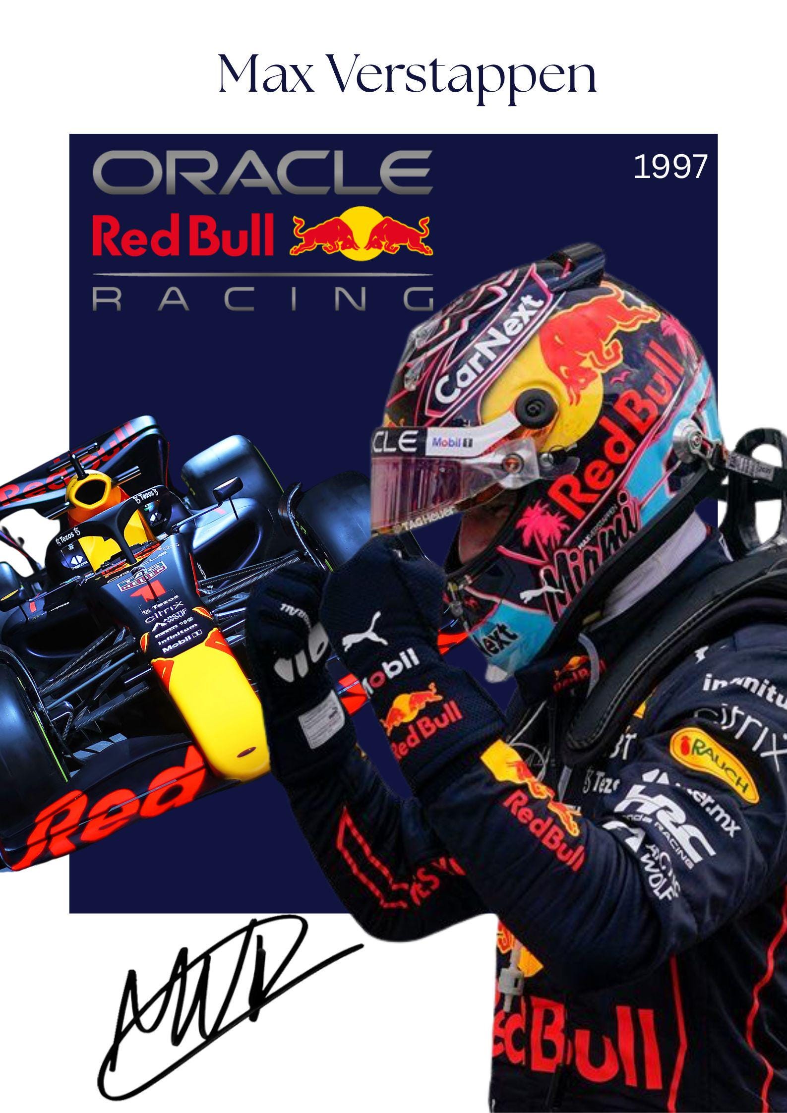 Max Verstappen F1 Poster - Etsy