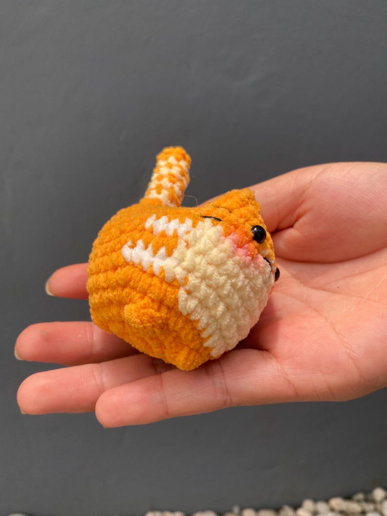 Crochet Cat Keychains | Handmade Crochet Velvet Keychains | Car ...