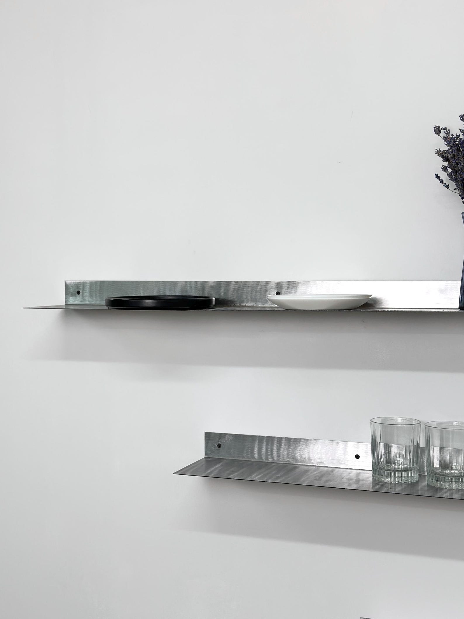 Metal Wall Shelf – Custom Size Floating Shelf – Industrial Metal Shelf ...