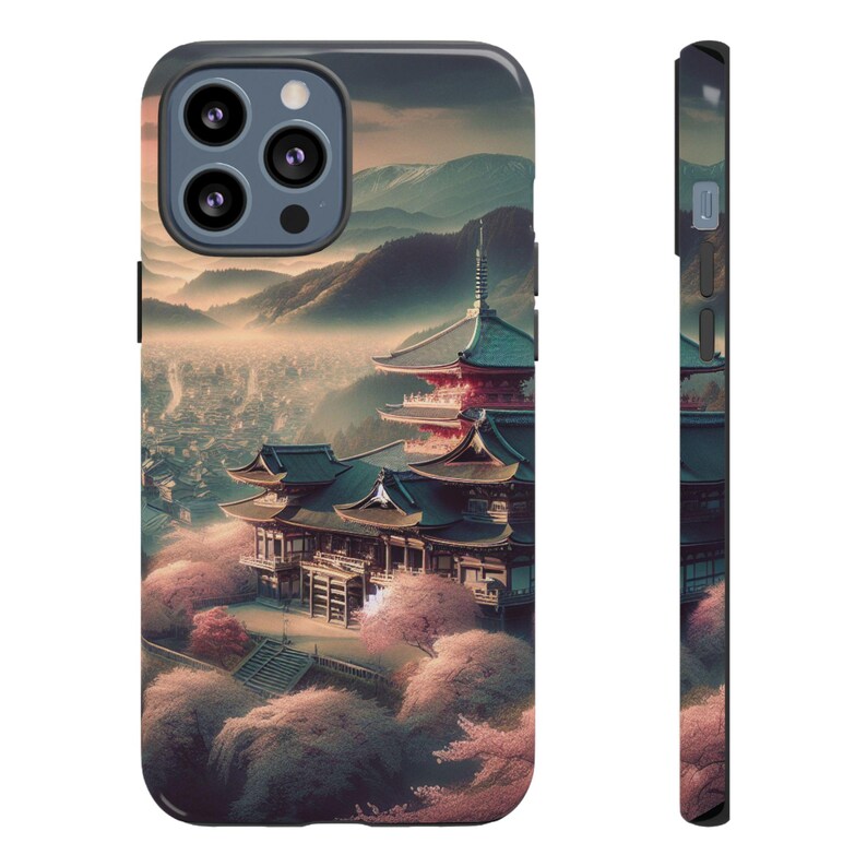 Kyoto Temple Tough Cases - Cherry Blossom Japanese iPhone Cover ...