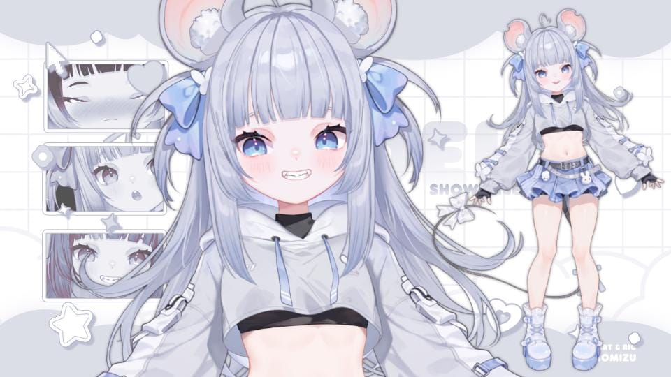 Free-ish for a Limited Time! Nezumi the Moe Mouse Vtuber - Full Body ...