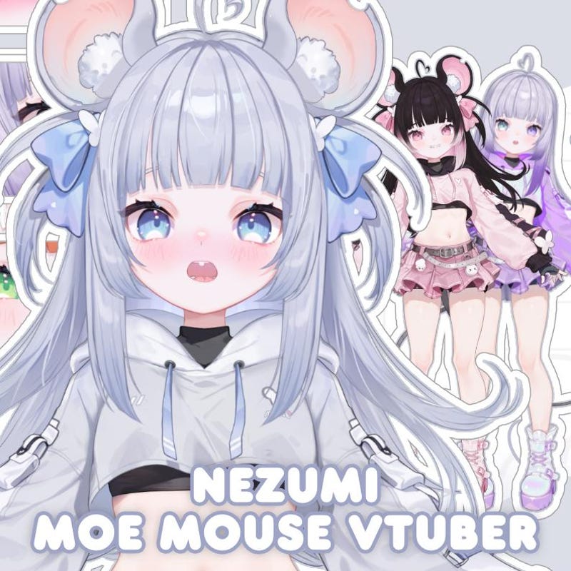 Premade Vtuber Rat - Etsy