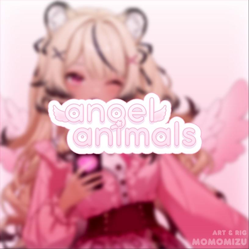 Leya Leopard Angel Vtuber – Customizable Full Body Model - Etsy