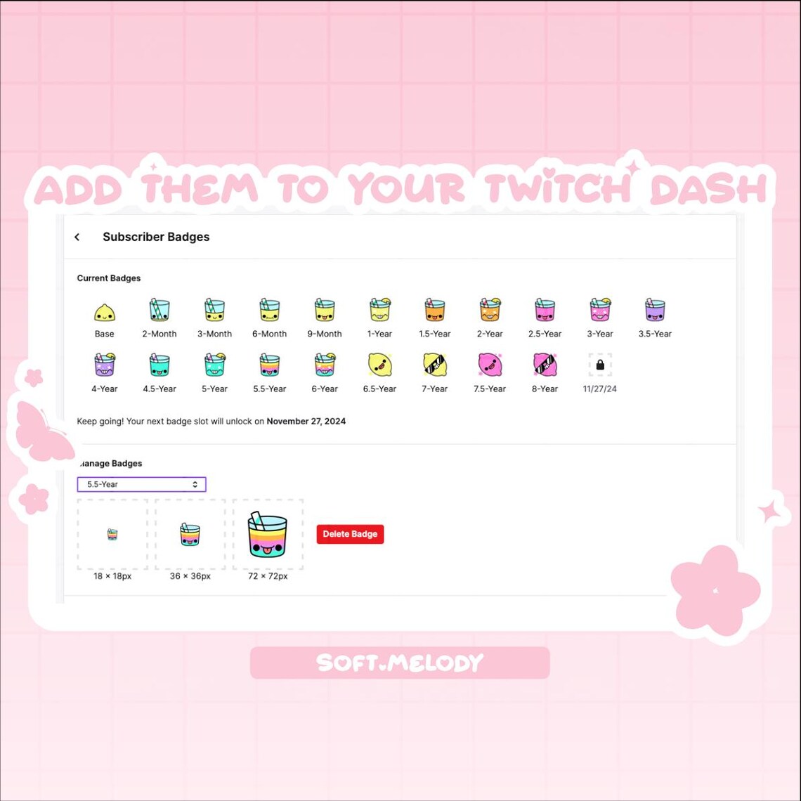Zombie Mercy Badge Set - Twitch Sub / Bit Badges, Cheer & Emotes ...