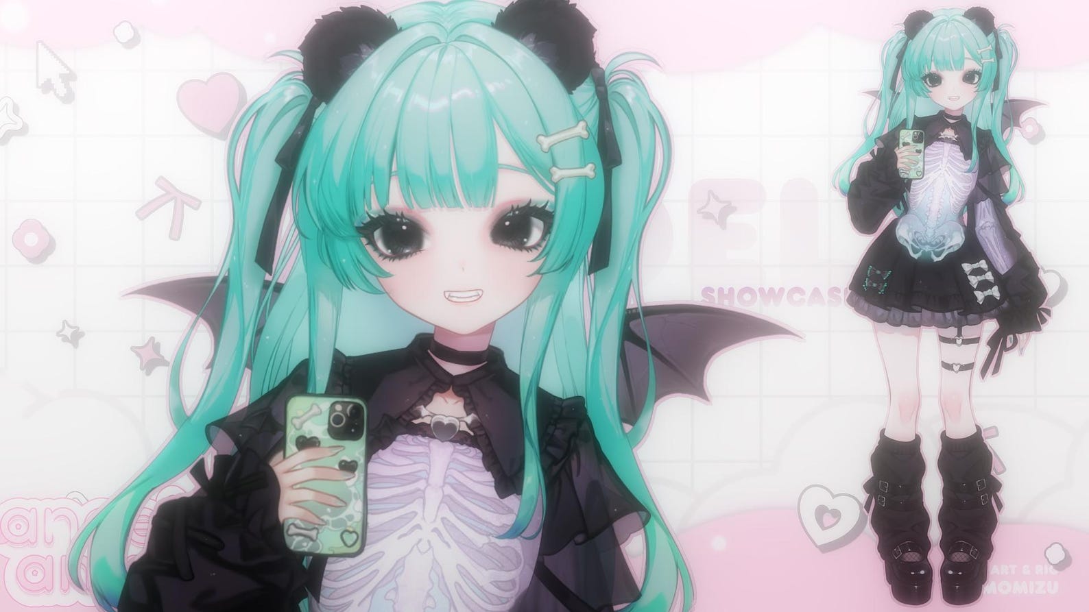 ¡Gratis por tiempo limitado!) Kumi the BearBat Angel Vtuber – Modelo de ...