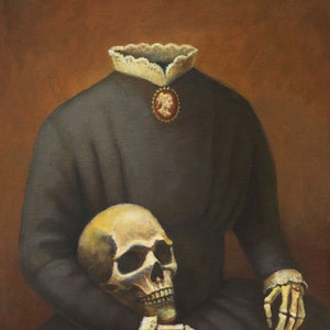 Headless Child Print - Halloween Skull Print - Victorian Gothic ...