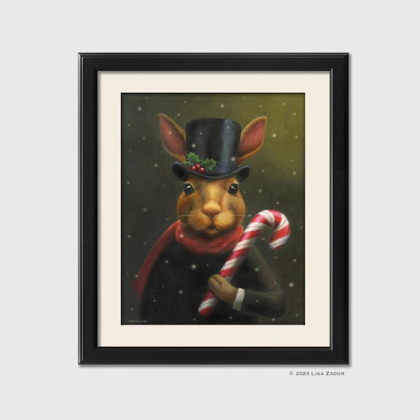 Christmas Rabbit - Etsy