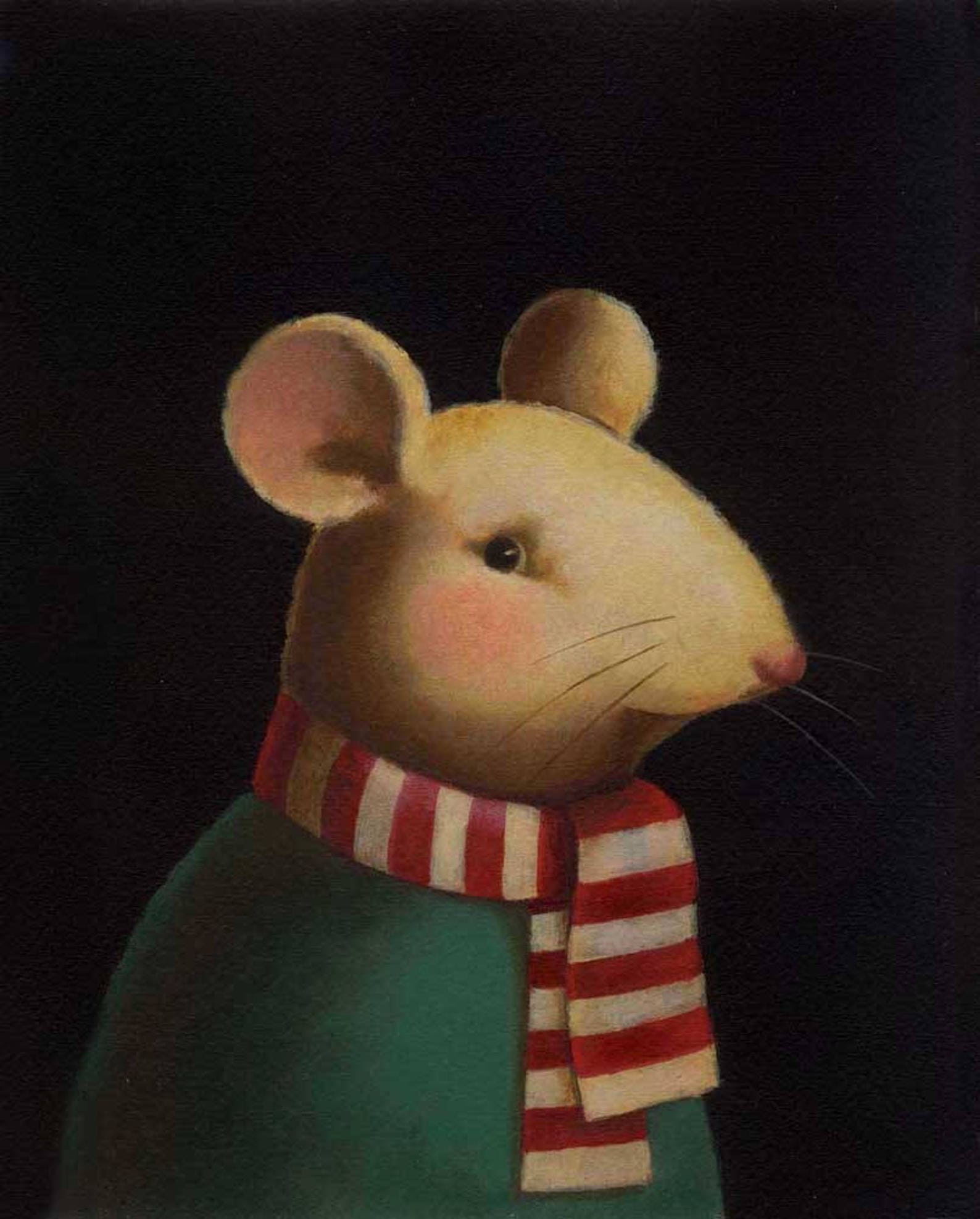 Mouse Print Victorian Mouse Art Animal Portrait Animal | Etsy