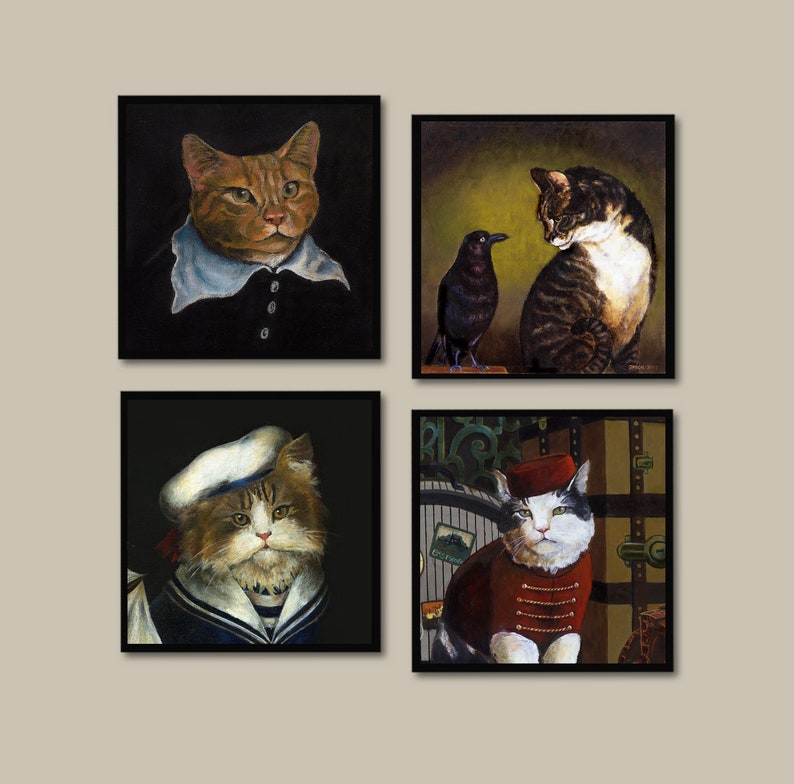 Cat Brooch Cat Pin Cat Portrait Brooch Cat Art Animal - Etsy