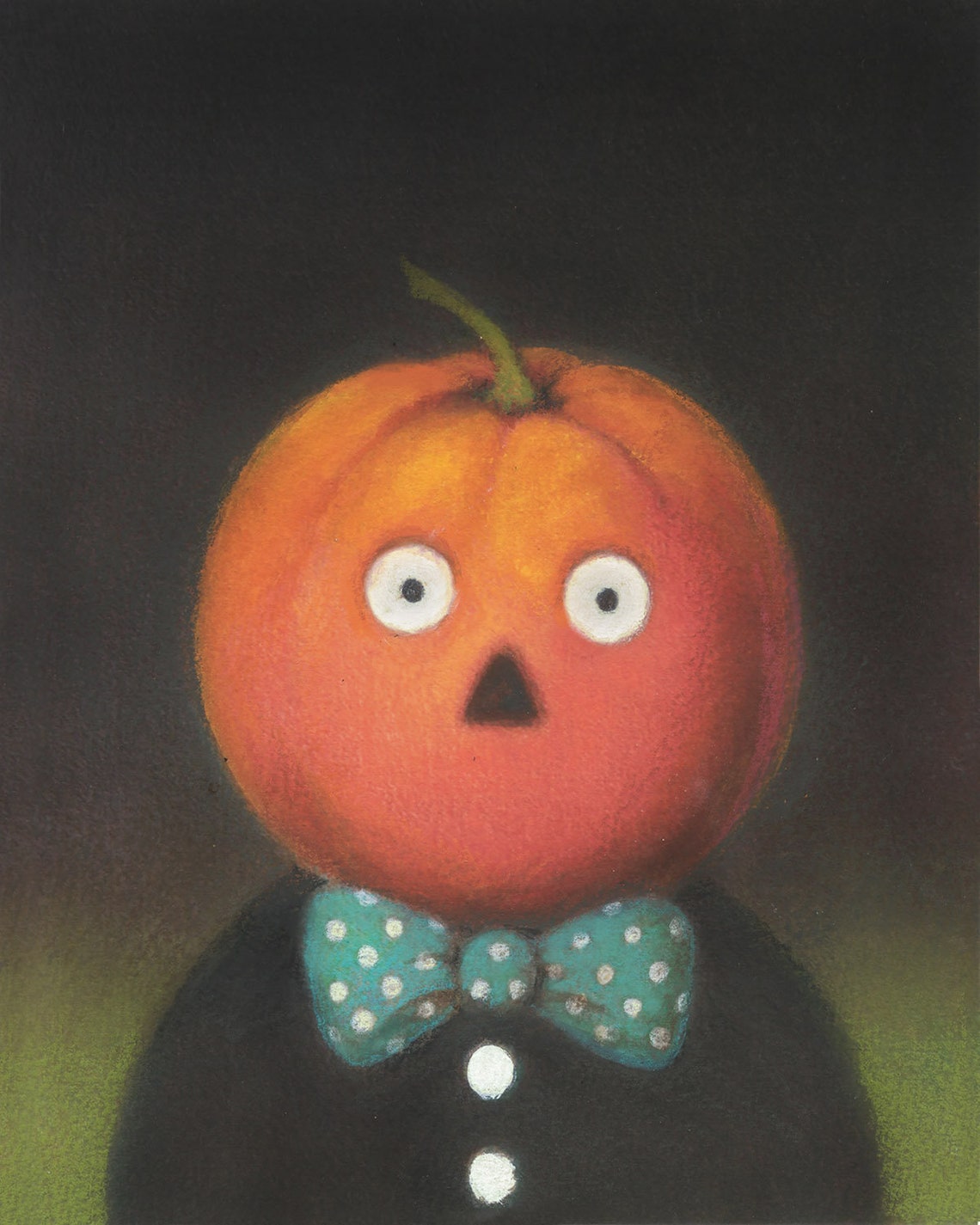 Acorn Print Acorn Head Autumn Print Fall Print Acorn Head | Etsy