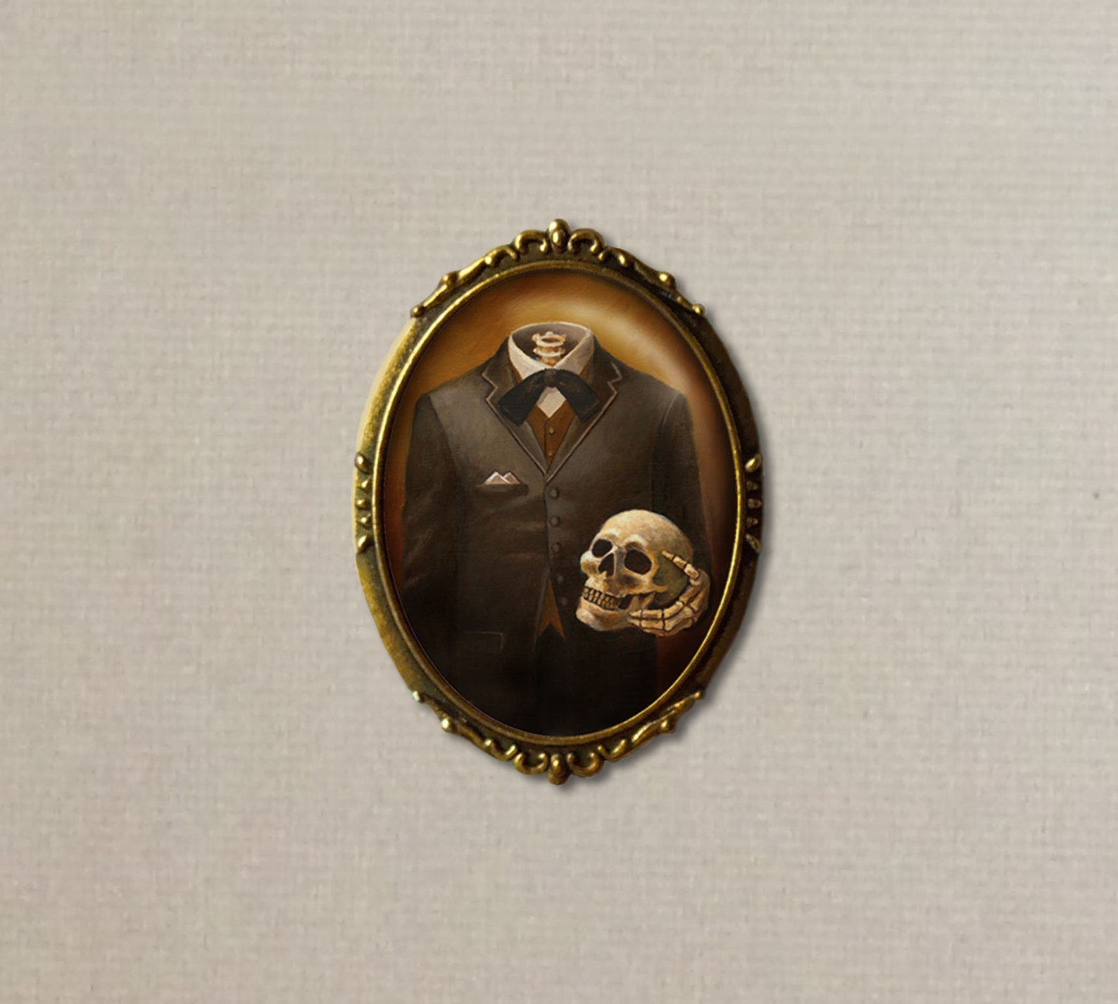 Headless Child Print Halloween Skull Print Victorian - Etsy