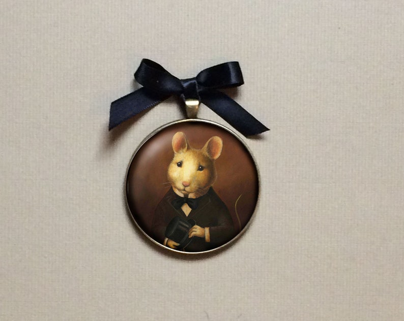 Mouse Print Victorian Mouse Art Animal Portrait Animal - Etsy