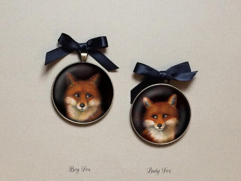 Fox Coasters, Fox Coaster Set, Fox Portrait, Cocktail Coasters ...