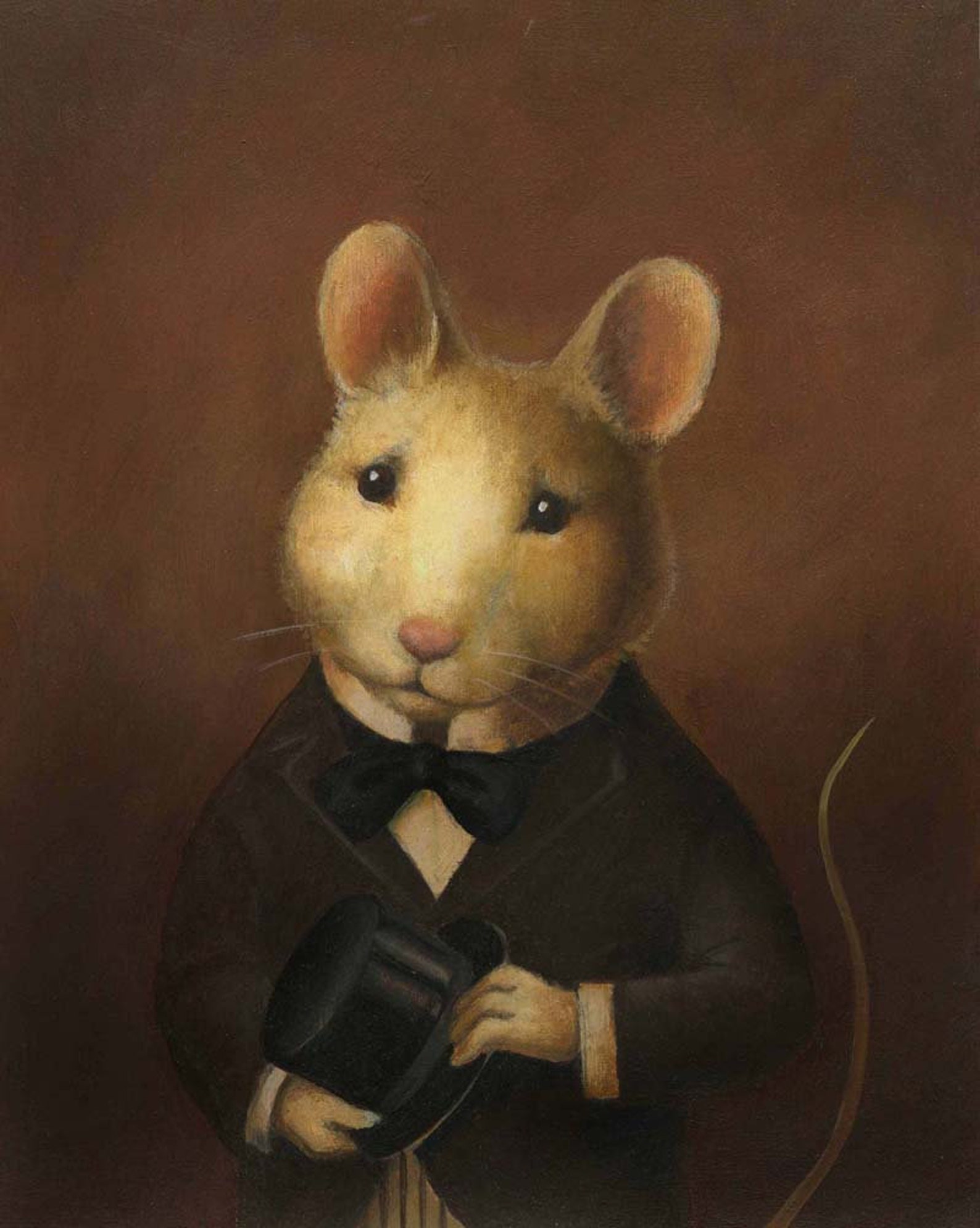 Christmas Ornament - Mouse Ornament - Christmas Mouse - Mouse Art ...