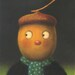 Acorn Print Acorn Head Autumn Print Fall Print Acorn Head - Etsy