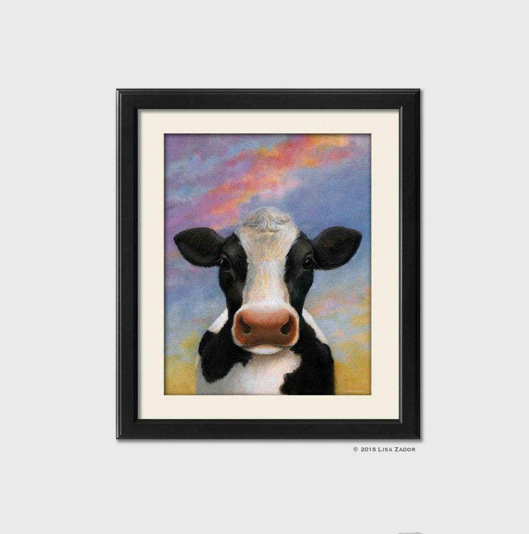 Cow Print From Original Artwork - Dairy Farm and Barnyard Art for ...