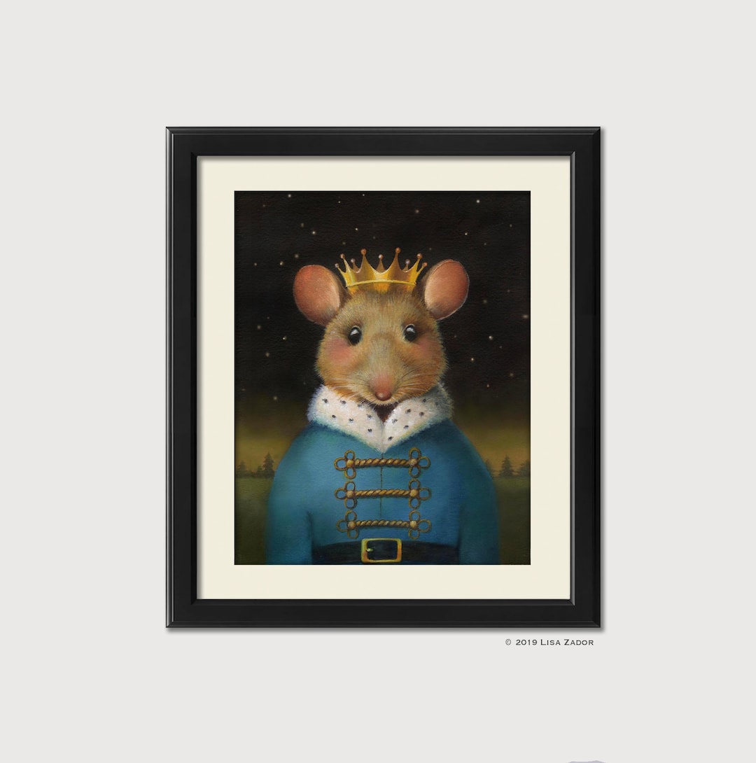 Nutcracker Ballet Mouse King Print From Original Artwork for Christmas ...