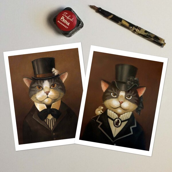 Victorian Cat - Etsy