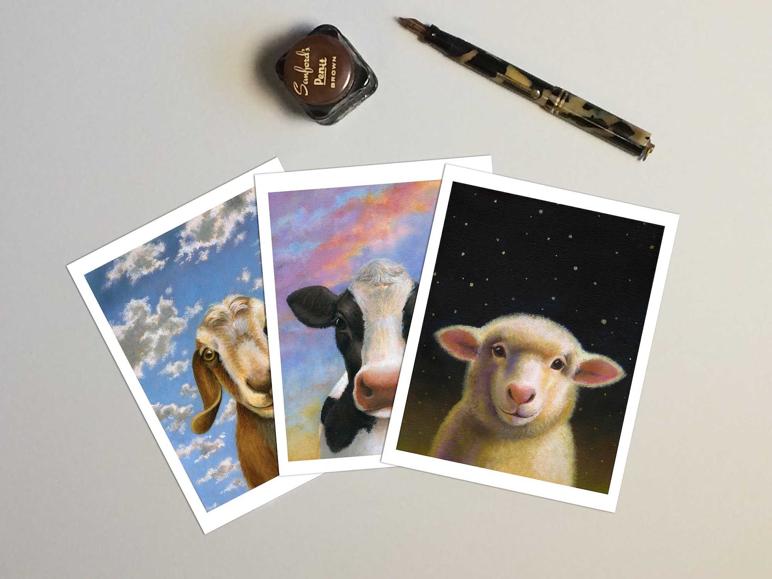 Sheep Brooch Cow Pin Goat Brooch Farm Animal Pin | Etsy