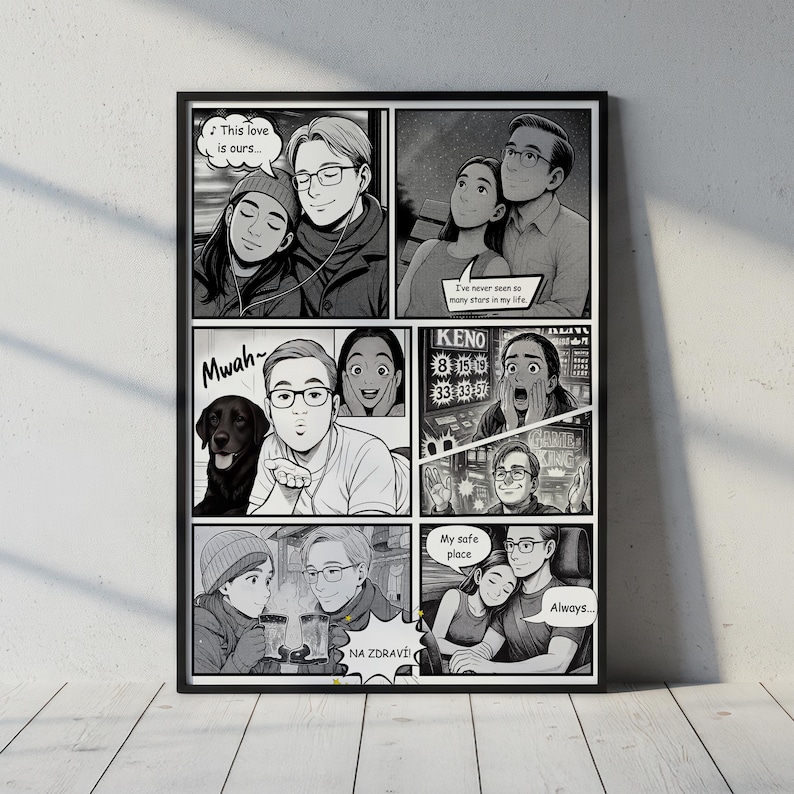 Custom Manga & Anime-style Portrait – Custom Comic Book - Personalized ...