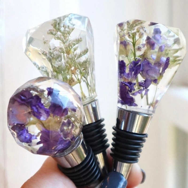 Flower Wine Stopper - Etsy