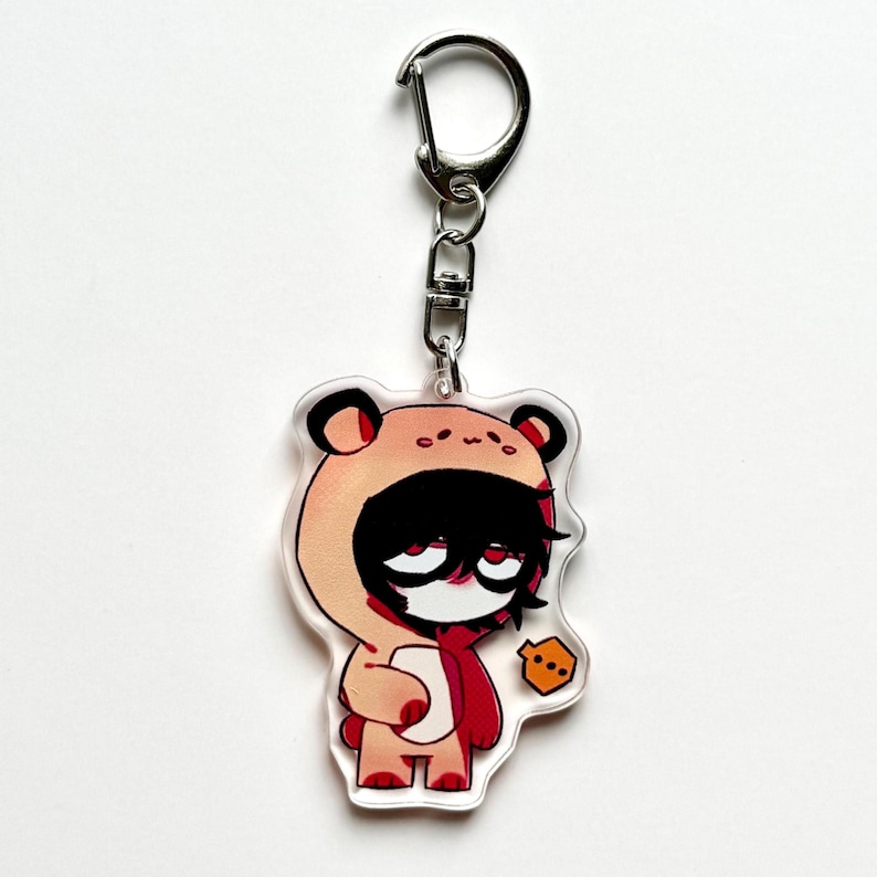 Scissor Seven Acrylic Keychain, Double-sided Acrylic Keychain, Seven ...