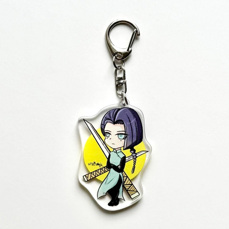 Scissor Seven Acrylic Keychain, Double-sided Acrylic Keychain, Wu Liuqi ...