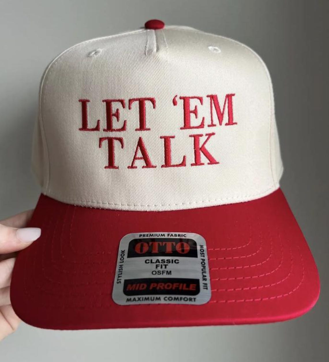 Let Em Talk Trucker Hat | Custom Hat - Etsy