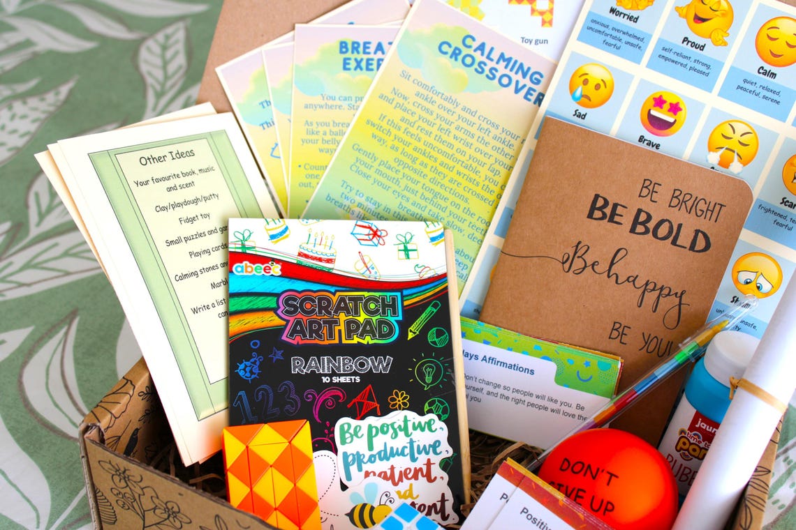 Emotional Calming Box for Children 8+ to Support With Feelings and ...