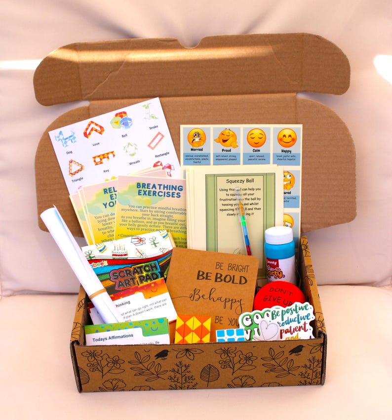 Emotional Calming Box for Children 8+ to Support With Feelings and ...