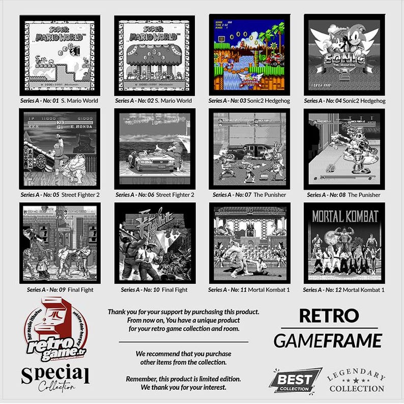 Retrogame Shadowbox Frame - Etsy