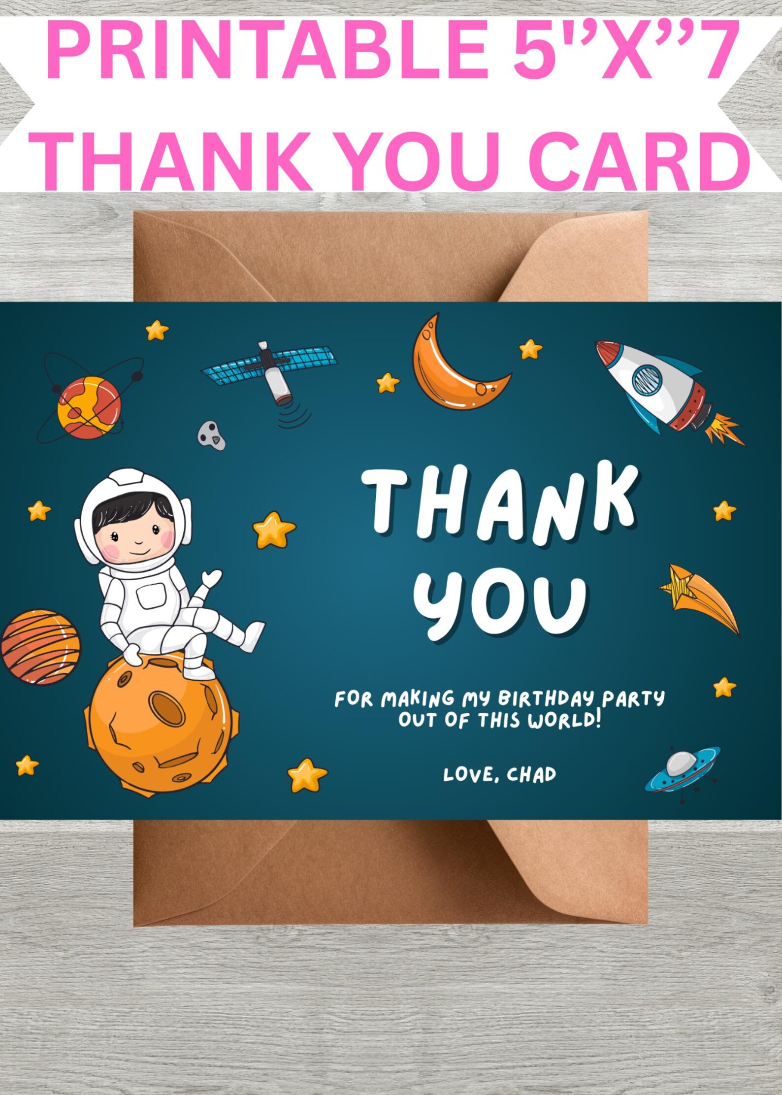Printable Thank You Card, Editable Thank You Note, Black, Minimalist ...