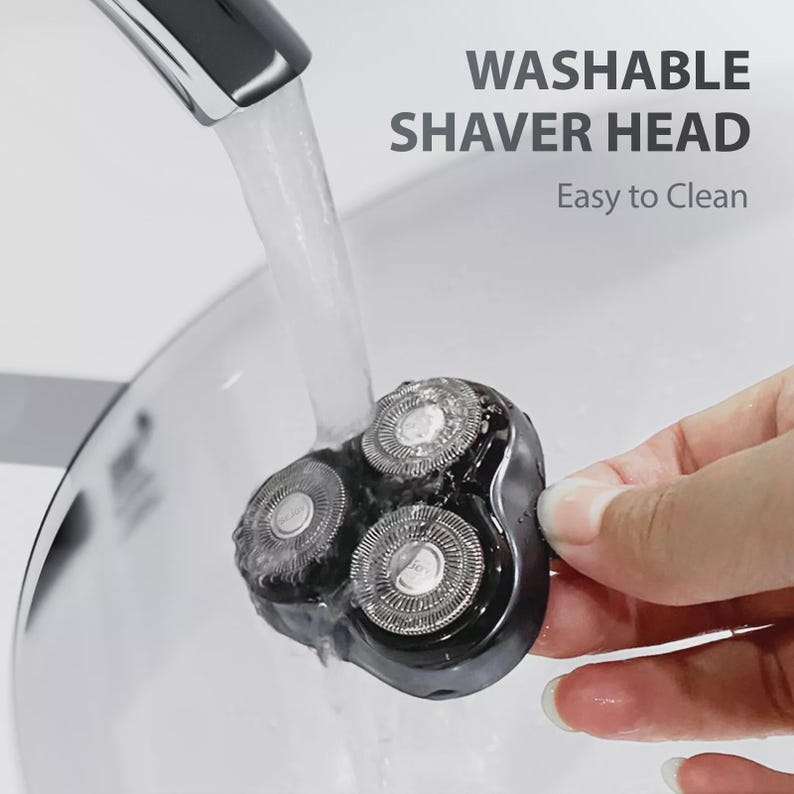 SEJOY Men Electric Shaver Pop-up Trimmer Rotary Razor Beard Shaving ...