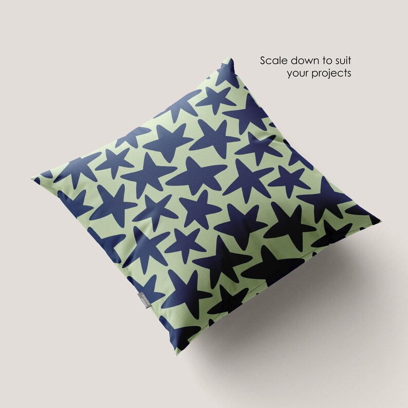 Star Seamless Pattern for Kids Star Art Pattern Print on Demand Design ...