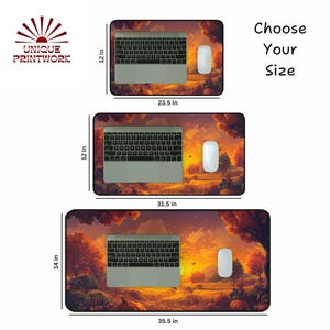 Neon Tokyo Desk Mat - Futuristic Japan Playmat - XL Giant Oversized ...