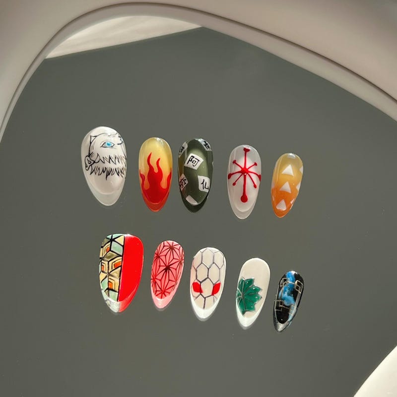 Uzui Tengen Nails - Etsy