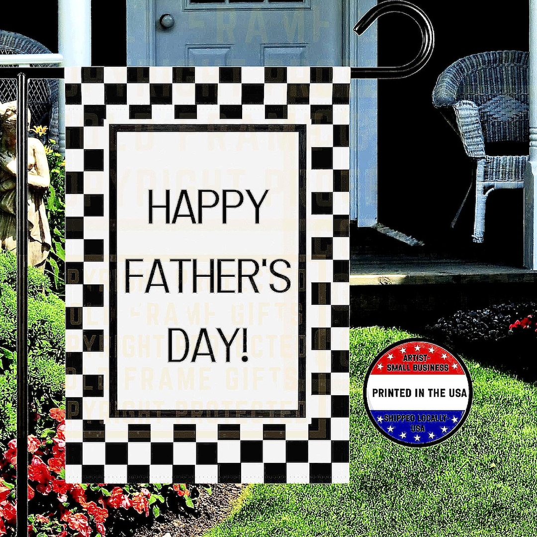 Racing Dad Flag, Father's Day Race Flag, Banner Flag Garden Yard Banner ...